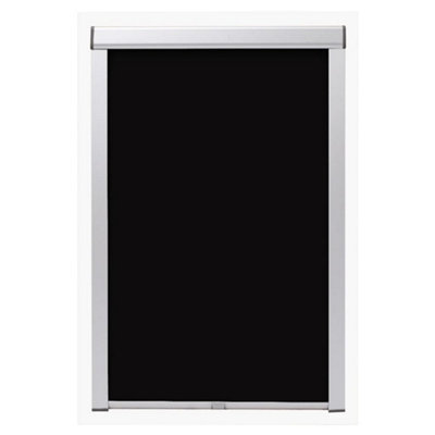 Black Blackout Roller Blind MK08 for Velux Windows