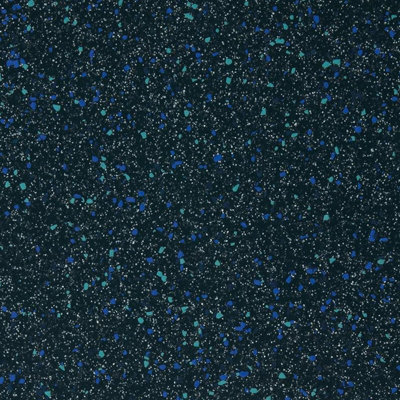 Black Blue Speckled Effect Flooring, Non-Slip Contract Commercial Vinyl ...