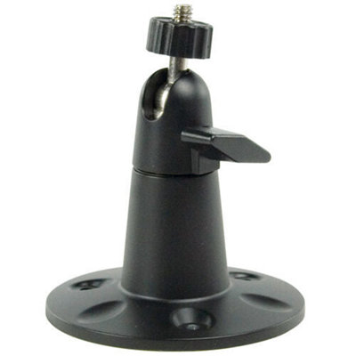 Black CCTV Camera Mounting Bracket Indoor Outdoor Ceiling Wall 1/4 ...