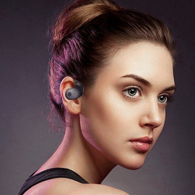 Black Coconut Ball Open Earless Bluetooth Headset | DIY at B&Q