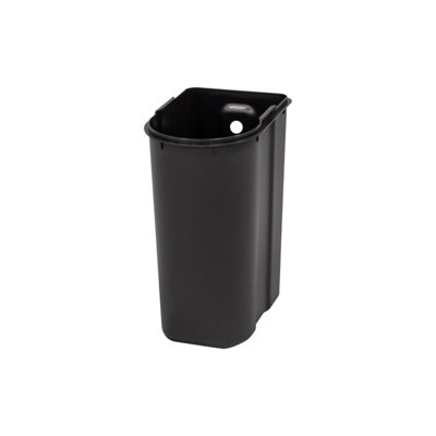 BLACK+DECKER 10 Litre Slimline Pedal Bin - Black