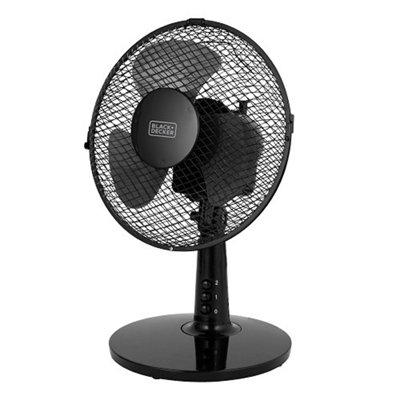 Black & Decker BXFD52003GB 9 Desk Fan with Copper Motor | DIY at B&Q