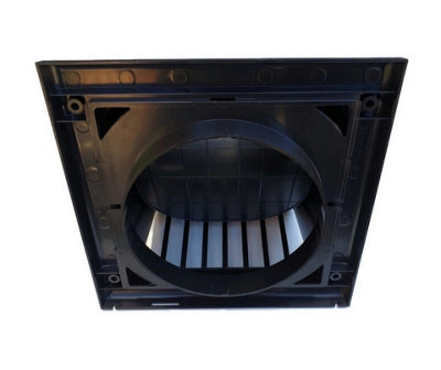Black Duct Gravity Flap 125mm / 5" Cowl Ventilation Air Vent