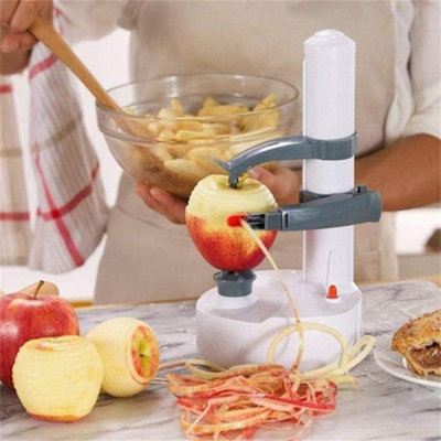 Black Electric Peeler Automatic Apple Express Rotating Peeling Machine Tool