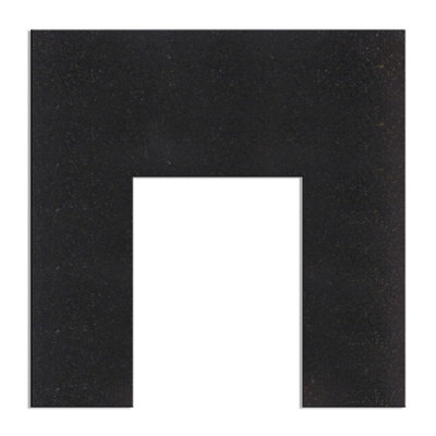 Black Granite Stone Back Panel, 37 Inch