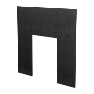 Black Granite Stone Back Panel, 37 Inch