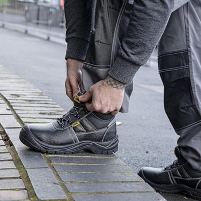 Black Hammer 1471 Safety Boots Steel Toe Cap Mens Oil & Slip Resistant ...