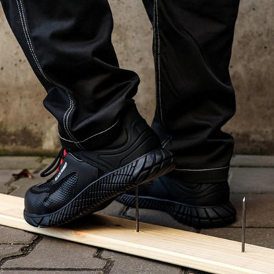 Black Hammer 5619 Swift Men's Safety Trainers Hands Free Slip On with ...
