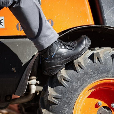 Black Hammer 6600 Mens Work Boots Lightweight - Steel Toe Safety Shoes ...