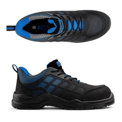 Black Hammer 8007 Mens Safety Trainers Non Metal Free Waterproof ...