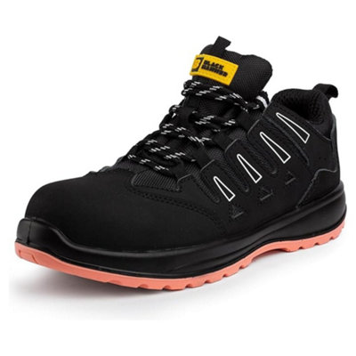 Black Hammer Lightweight Safety Trainers Womens Composite Toe Cap Metal ...