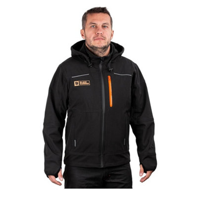 Black Hammer Soft Shell Work Jacket for Men Workwear Ideal for Traders ...