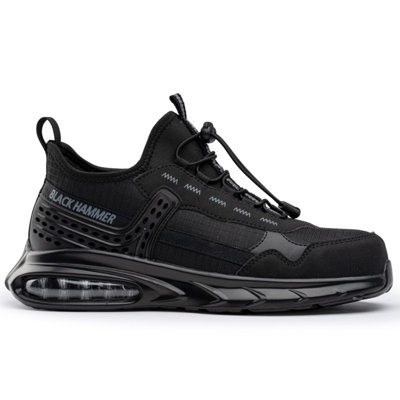 Black Hammer Zero Lightweight Safety Trainers for Men Air Bubble ...