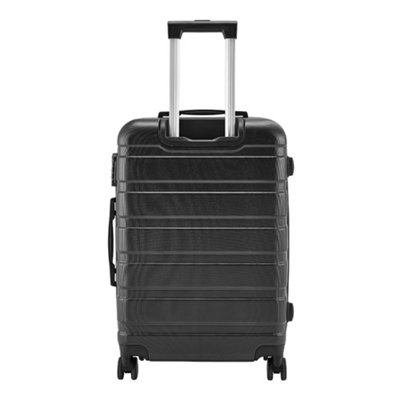 Black Hardshell Rolling Luggage Trolley Travel Case, 20"