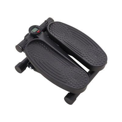 Black Hydraulic Fitness Stepper for Home Fitness