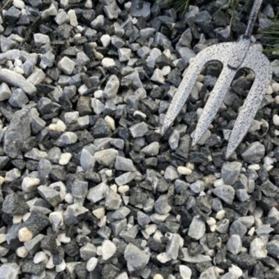 BLACK ICE 20MM DECORATIVE GARDEN AGGREGATES BORDERS PATHS DRIVEWAYS ...
