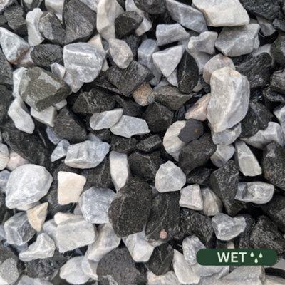 Black Ice Decorative Garden Stones 23KG Bag Gravels Aggregates for ...