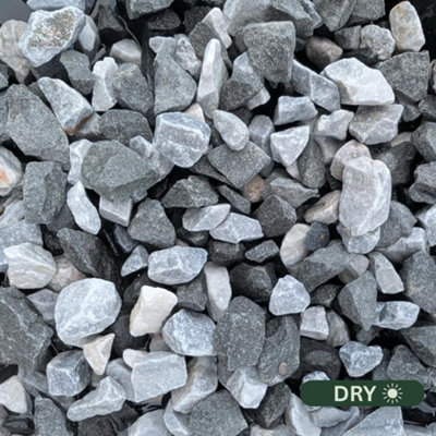 Black Ice Decorative Garden Stones 23KG Bag Gravels Aggregates for ...