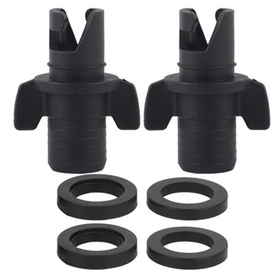 Black Kayak Air Valve Connector: Boat Valve Adapter for Inflating ...