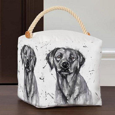 Black Labrador door stop, Leonardo Mans Best Friend range, Dog lover gift