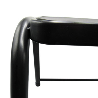Black Lightweight Double Caravan Step - Anti-Slip Motorhome Camper ...