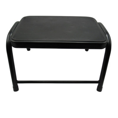 Black Lightweight Single Caravan Step - Anti-Slip Motorhome Camper Van ...