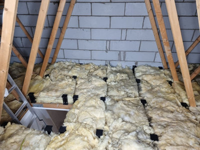 Black Loft Leg Loft storage stilt (H) 175mm x (W) 76mm, Pack of 96 by ...