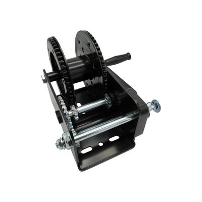 Black Manual Hand Winch with Brake 2500LB (1100KG ATV Car Boat Trailer ...
