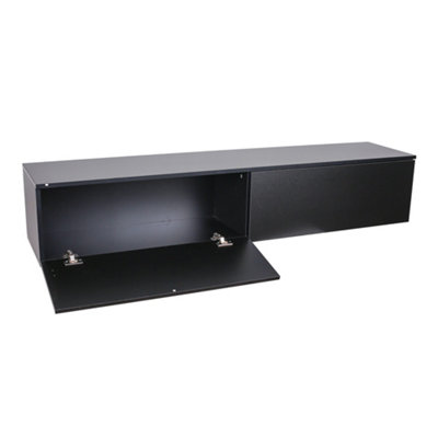 Black MDF Framed Sideboard TV Stand TV Unit H 1600x D 350x H 300mm