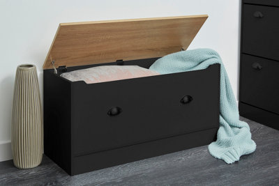 Black & Oak Home Living Storage Box Unit | DIY at B&Q