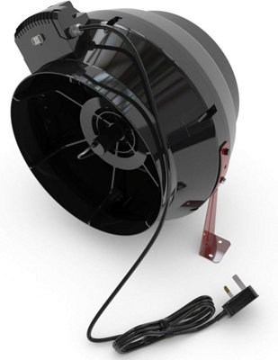 Black Orchid 12" Inline Grow Tent Fan - Quiet, Twin Speed Hydroponic ...