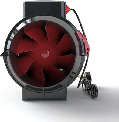Black Orchid 150mm Bathroom Extractor Fan - Quiet, Odor-Free Air ...