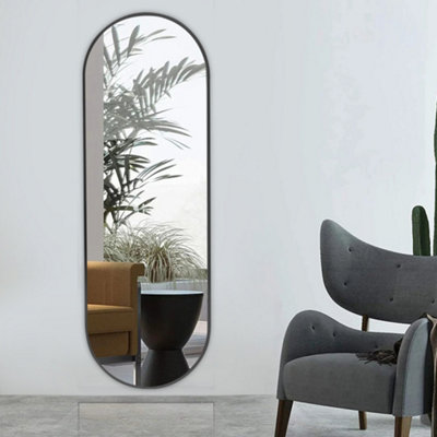 Full length mirror oval store
