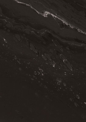 Black Painted Marble Laminate Worktop Edging Strip - 2m x 26mm - PP5015