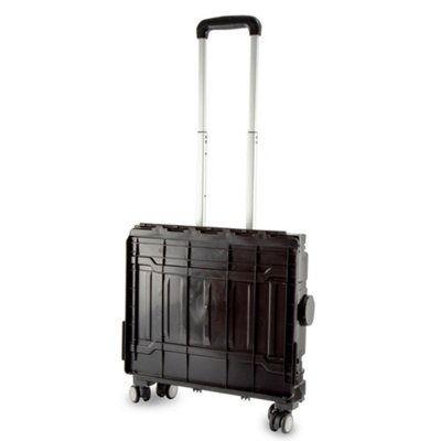 Black Plastic Folding Craft/ Sewing & Hobby Trolley