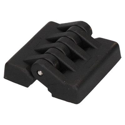 Black Polyamide Hinge Reinforced Plastic 48x49mm Italian Made Concealed ...