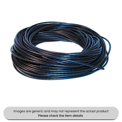 Black Polythene Pipe/Cable Spiral Binding 1.5MM-8MM, 30M Length Pack Qty 1