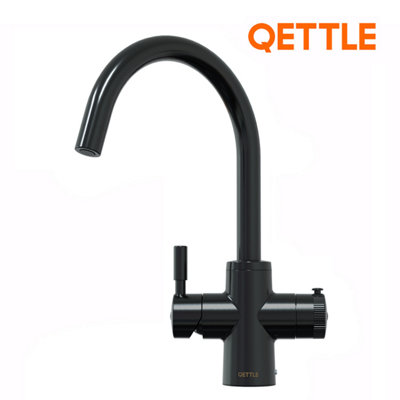 Black QETTLE Original - 100C Boiling Water Tap, 4-in-1 | DIY at B&Q