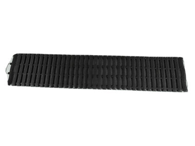 Black Recovery Vehicle Traction Mat (Extra Long Roll-Up Track Tread)