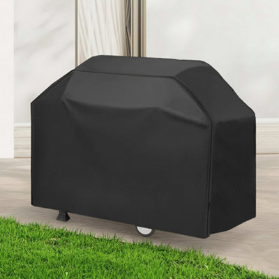 Black Rectangular Oxford Cloth Camping Patio Waterproof Grill Cover ...