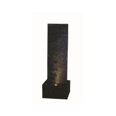 Black Ripple Sheet Mains Power Water Feature