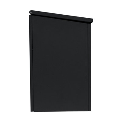 Black Secure Lockable Parcel Post Box