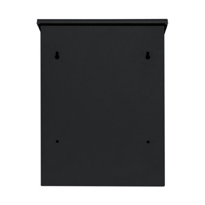 Black Secure Lockable Parcel Post Box