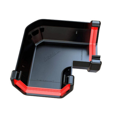 Black Square Gutter 90 Degree Angle Joint, Freeflow 114mm Rain Water ...