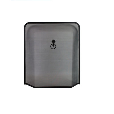 Black Steel Fire Guard Screen Quantock Spark Fireplace Cover 61cm x ...