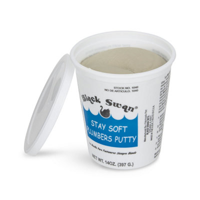 Black Swan Stay Soft Plumbers Putty 14oz
