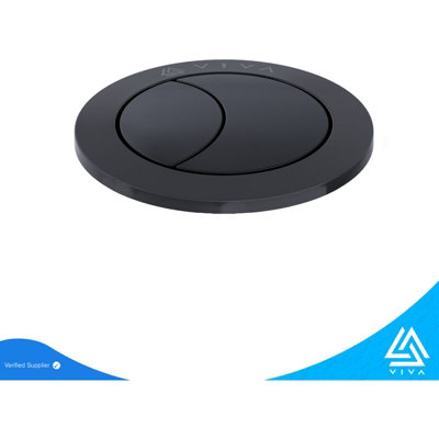 Black Toilet Push Button for Cable Operated Dual Flush Cistern ...