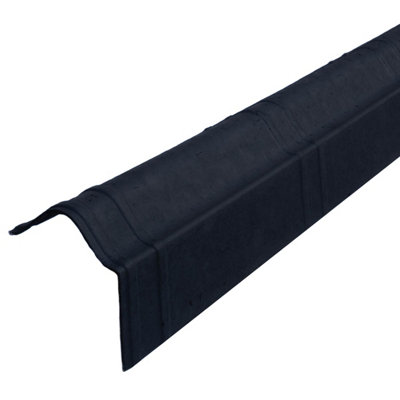 Black Universal BituVerge Gable End - Verge Trim For Corrugated Bitumen ...
