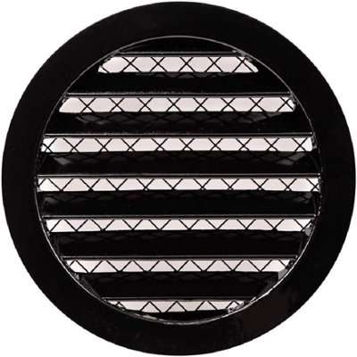 Black Vent Cover 160mm / 6'' Round Soffit Vent, Aluminum Air Vent ...