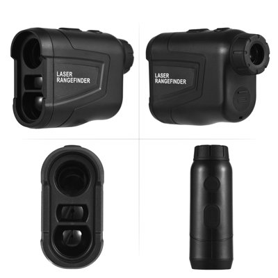 Black Waterproof 6X Digital Golf Rangefinder with Slope Measurement ...